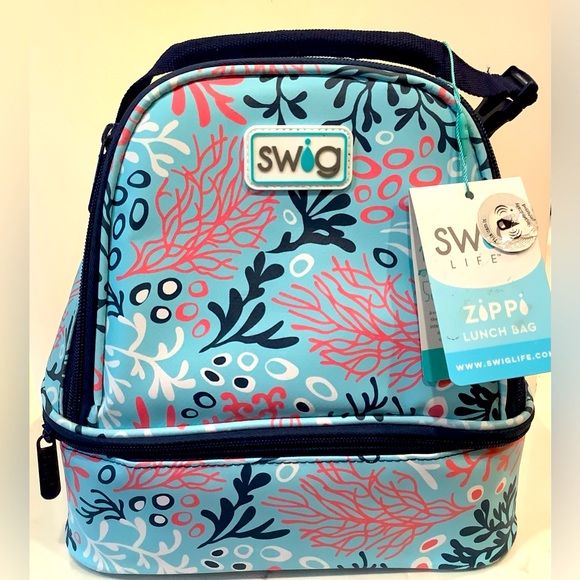 Swig Life | Kitchen | Insulated Vinyl Lunch Bag By Swiglife | Poshmark